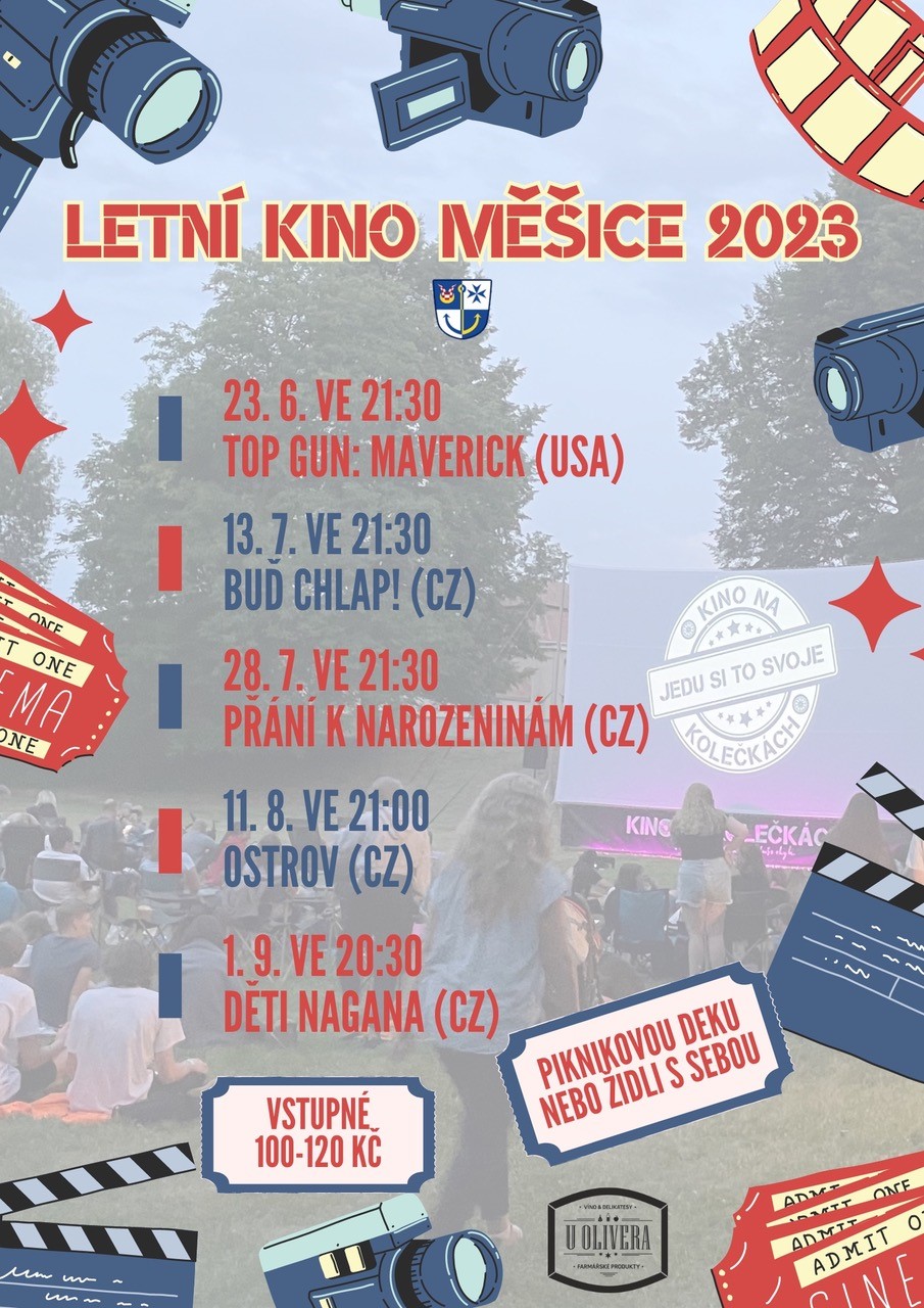 PROGRAM Letní kino Měšice 2023 - Obec Bašť