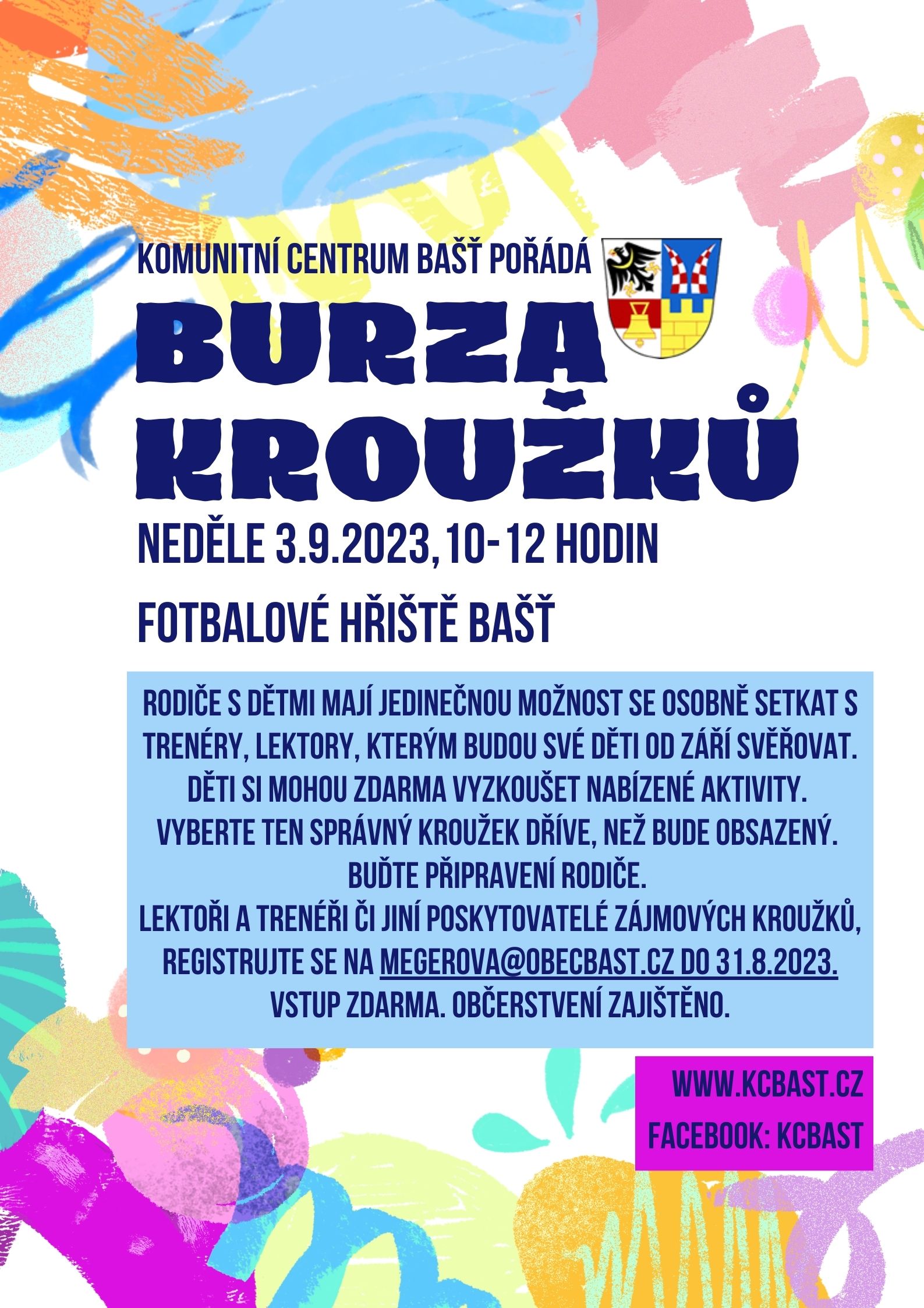 3.9.2023 - Burza kroužků - Obec Bašť